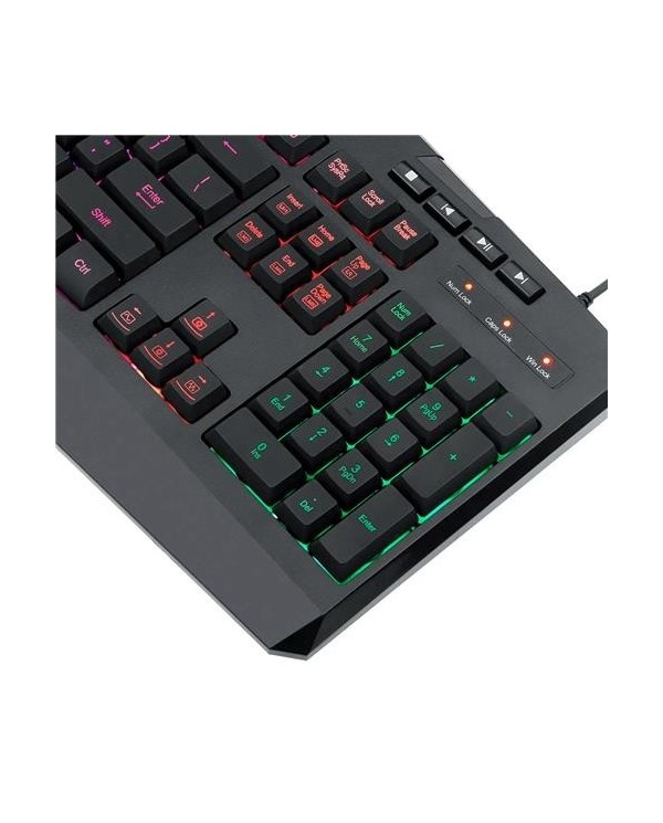 Teclado Gamer Redragon K503 Harpe RGB Membrana Español (K503A-RGB-SP)