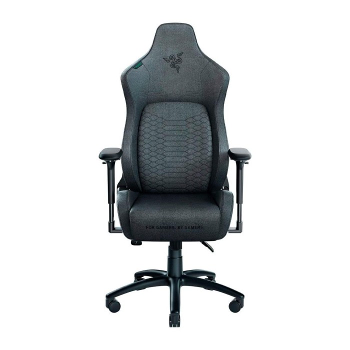 Silla Gamer Razer Iskur Dark Gray Fabric hasta 136 Kg con arco lumbar